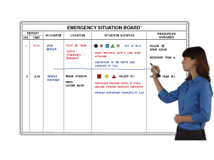 Crisis Management Team In / Out Status Board | Magnatag