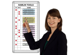 In/Out Magnetic Whiteboards for Scheduling Needs | Magnatag