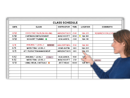 Training Scheduling & Management Boards | Magnatag