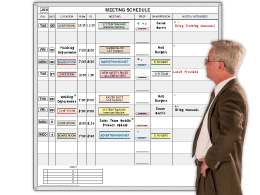 In/Out Magnetic Whiteboards for Scheduling Needs | Magnatag