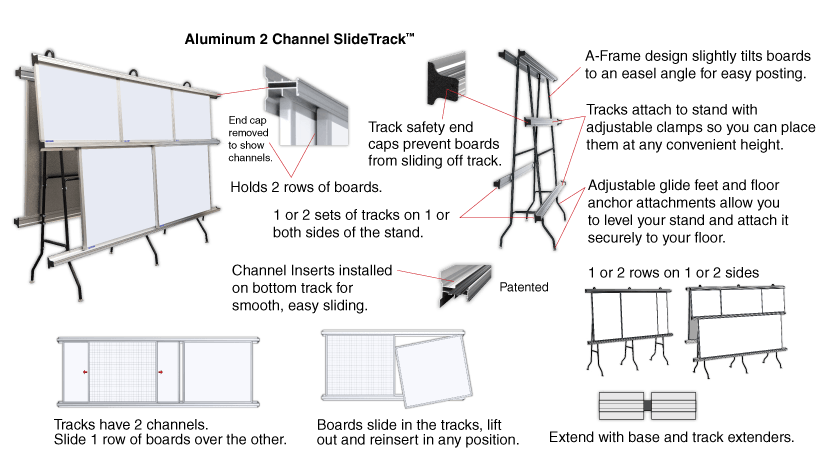 TrackStands™ for Multiple Board Display